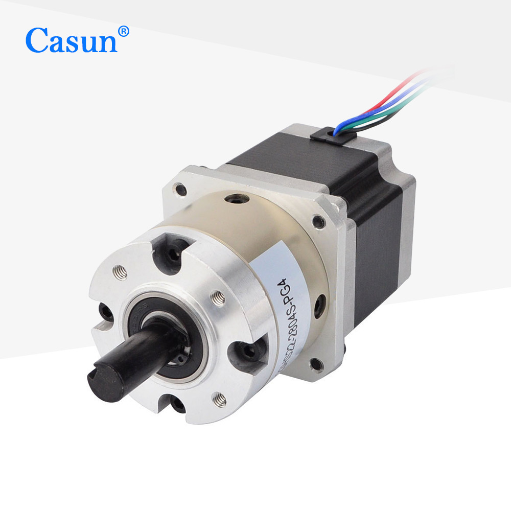 NEMA23 Dişli Casun Motor 2.8A 1.2N.M Robot Kol Şanzıman Step Motor